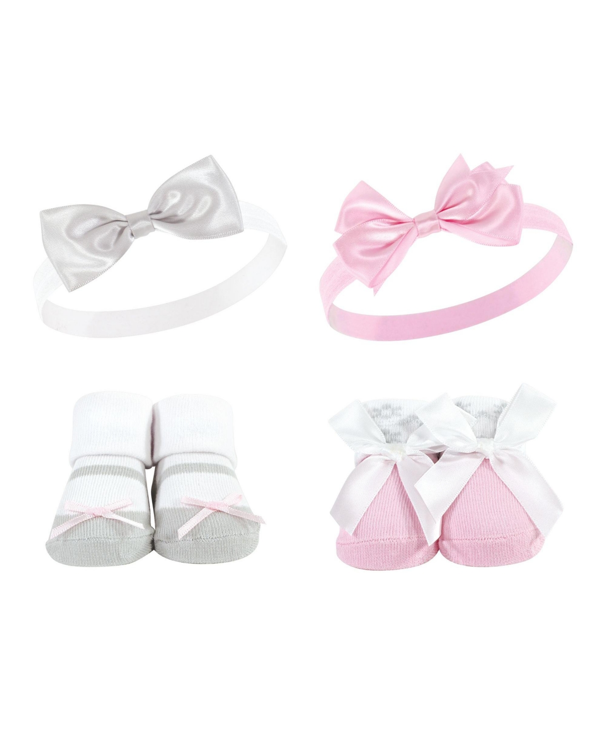 Click here for Hudson Baby Baby Girls Hudson 4Pc Socks/Headband G... prices