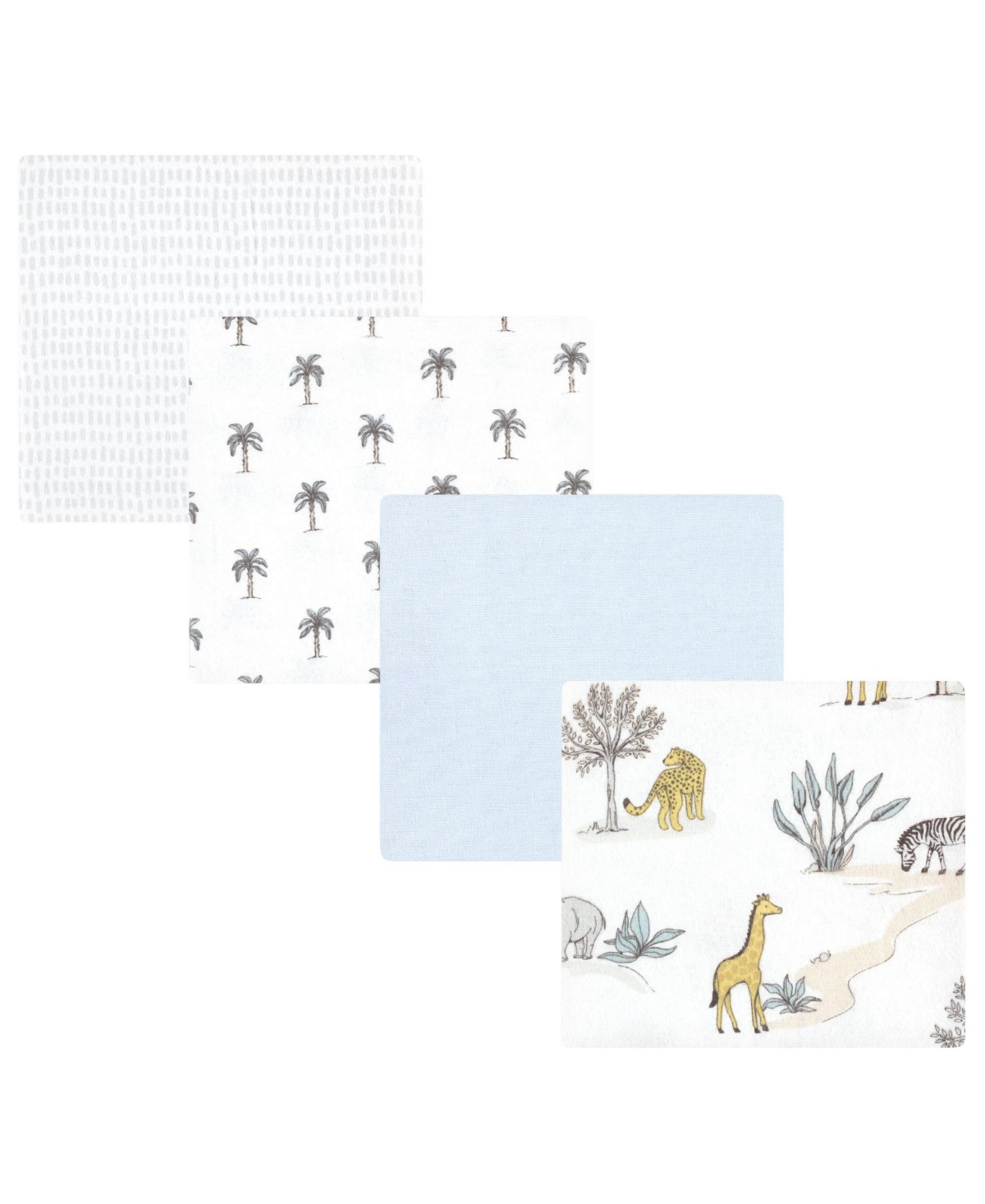 Click here for Hudson Baby Boys Soft 4 Piece Cotton-Poly Flannel... prices