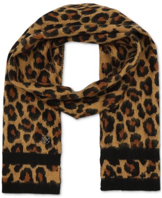 MICHAEL Michael Kors Women's Brushed Three Color Leopard Scarf - Macy's