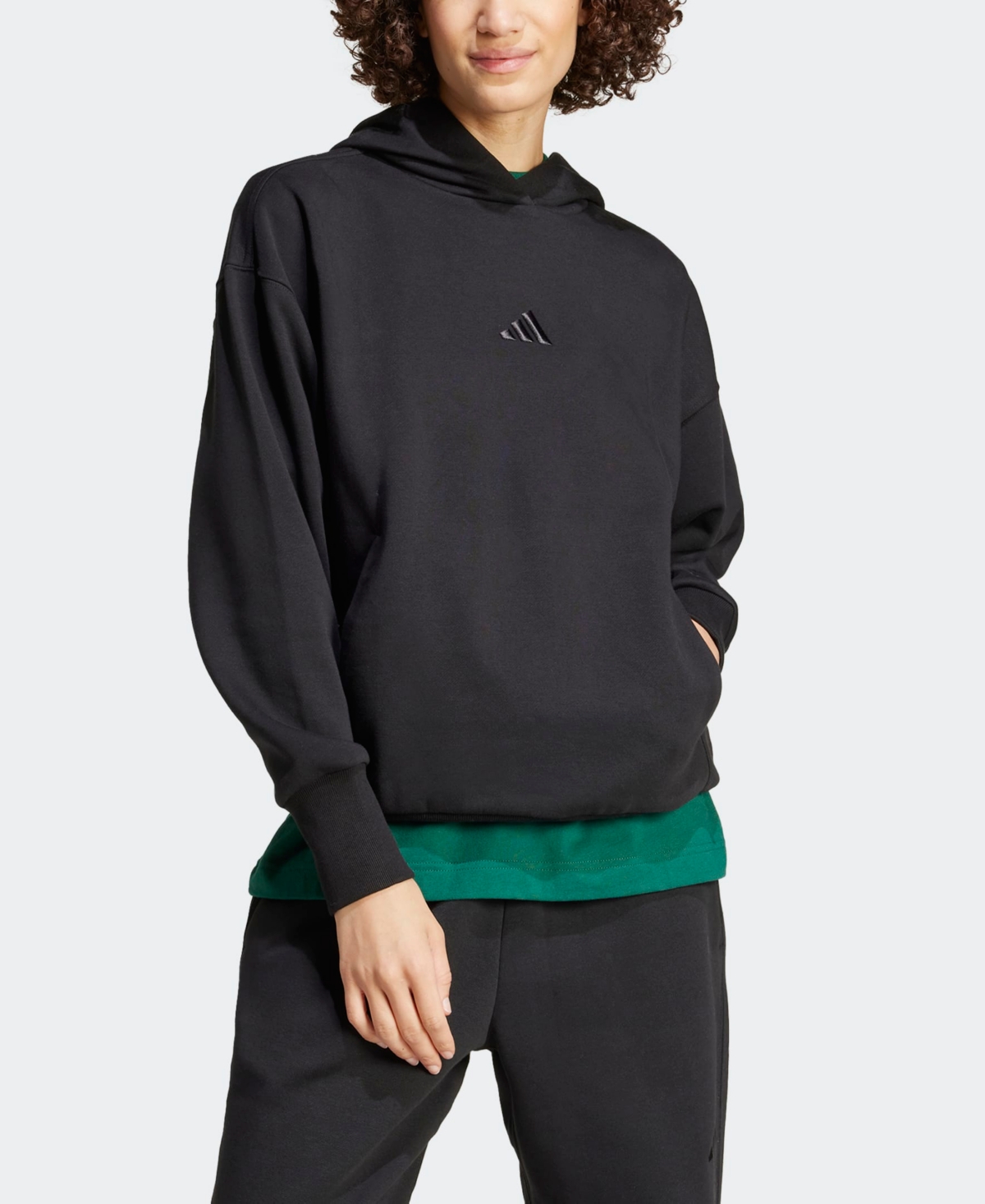 Click here for Adidas Womens All Szn Fleece Boyfriend Hoodie - Bl... prices