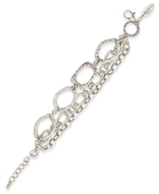Style & Co Silver-Tone Chain Bracelet, Created for Macy's - Macy's