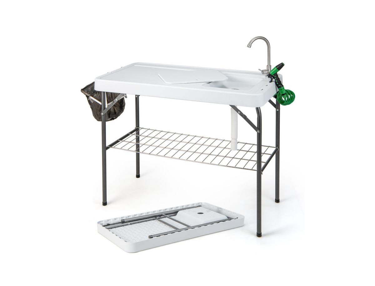 Click here for Slickblue Portable Camping Fish Cleaning Table wit... prices