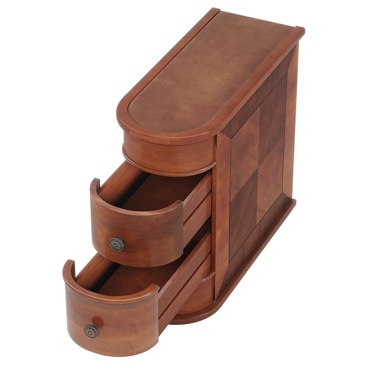 Click here for Tribesigns Solid Wood Side Table  2-Drawer Narrow... prices