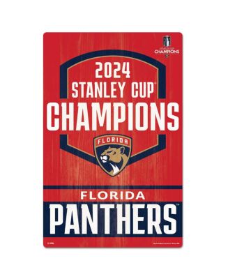 Wincraft Florida Panthers 2024 Stanley Cup Champions 11" x 17" Wood ...