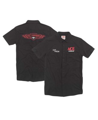 American Needle Men's Black Ace Hardware Brew Master Button-Up Shirt ...