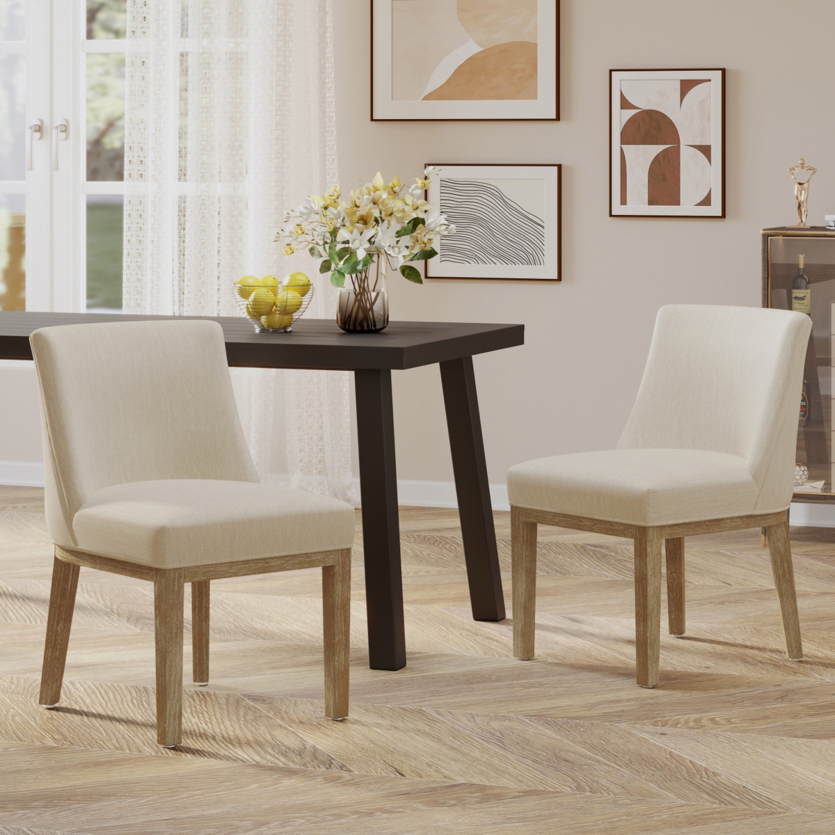Click here for Streamdale Modern Dining Chairs Set Of 2  Stylish... prices