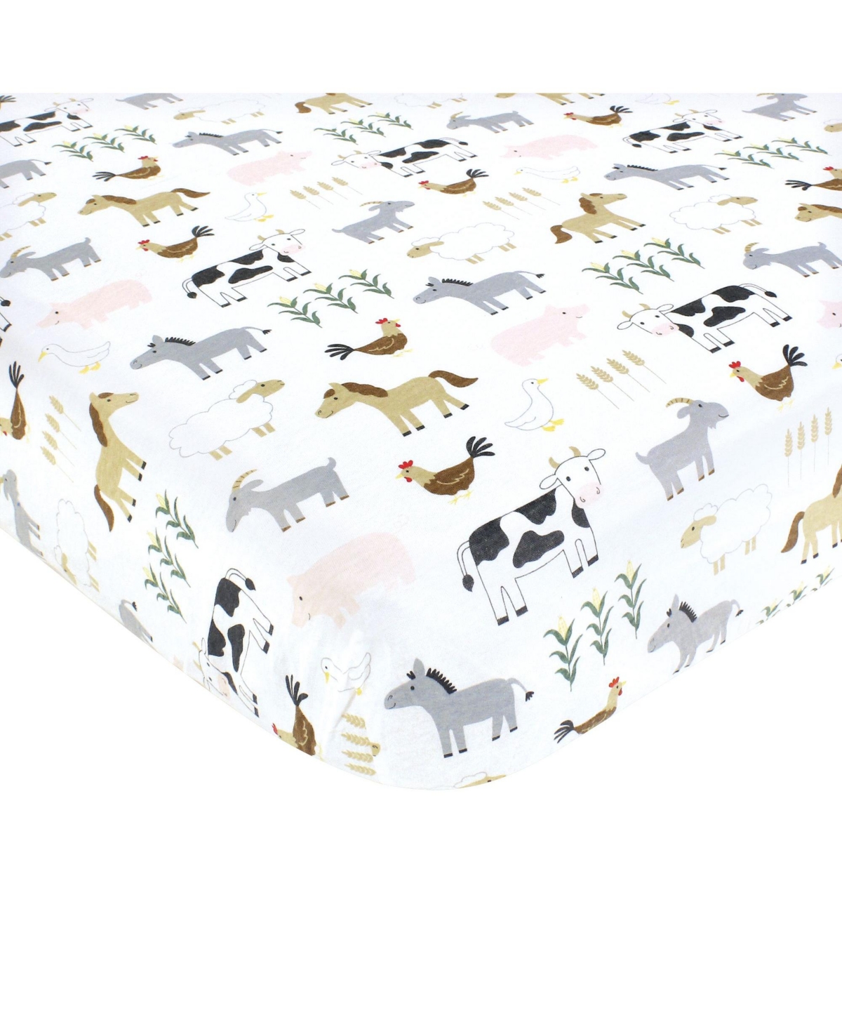 Click here for Hudson Baby Fitted Crib Sheet  One Size - Gray prices