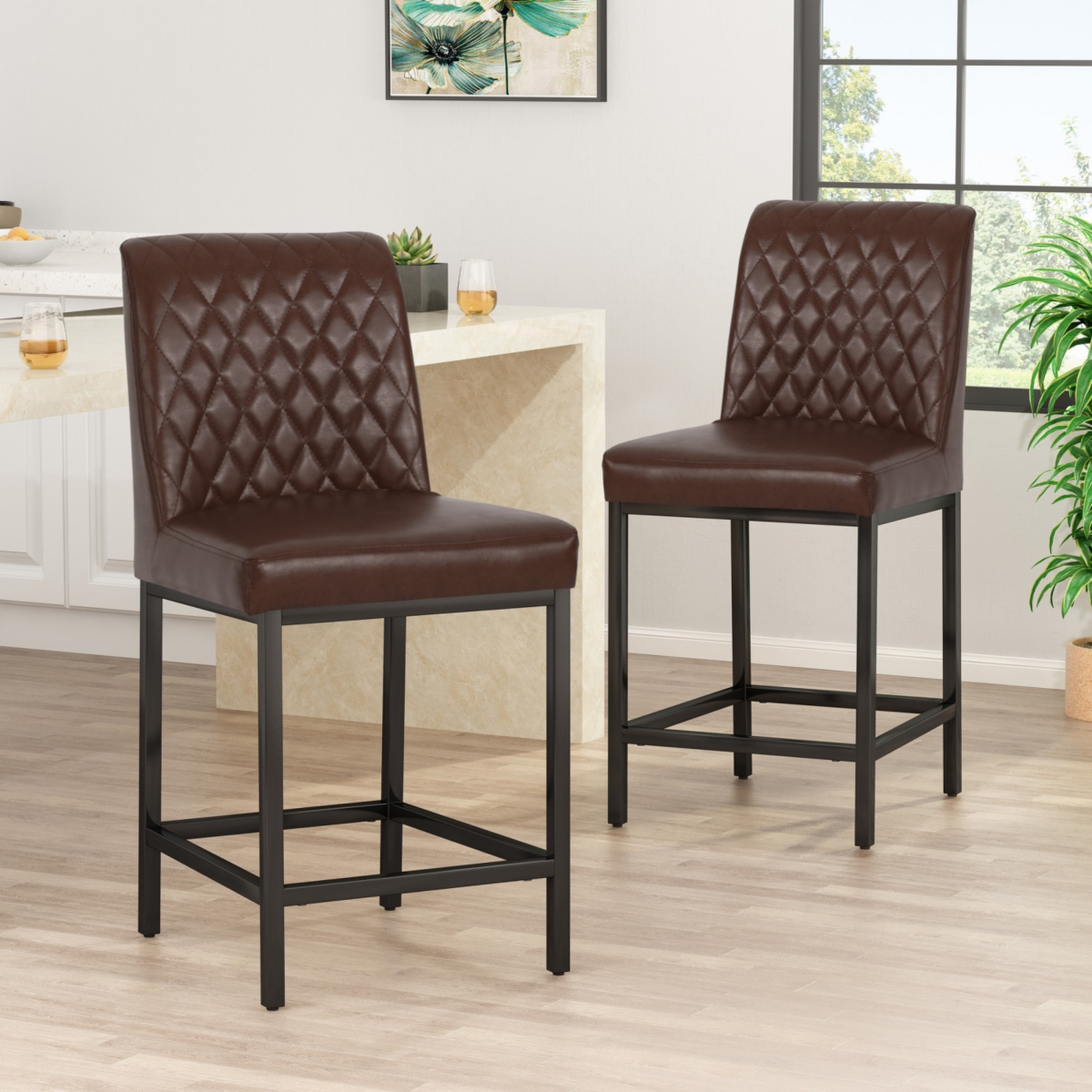 Click here for Streamdale Contemporary Diamond-Stitched Upholster... prices