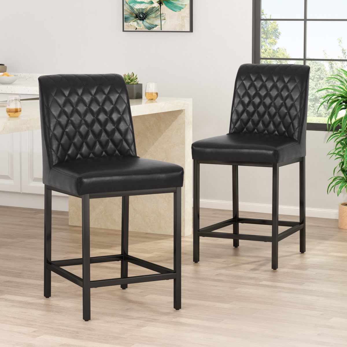 Click here for Streamdale Contemporary Diamond-Stitched Upholster... prices