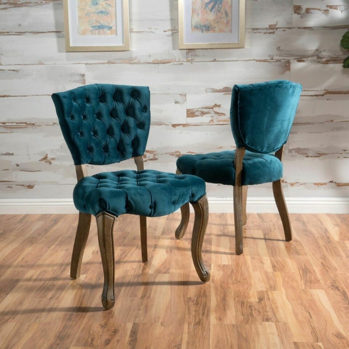 Click here for Streamdale Kd Button-Tufted Dining Chair With Scro... prices