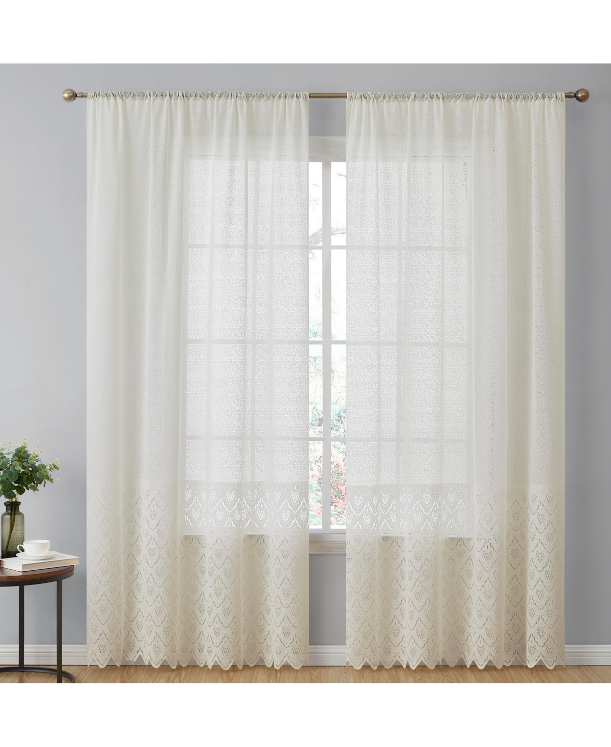 Click here for Hlc.me Monaco Premium Soft Decorative Ombre Lace S... prices