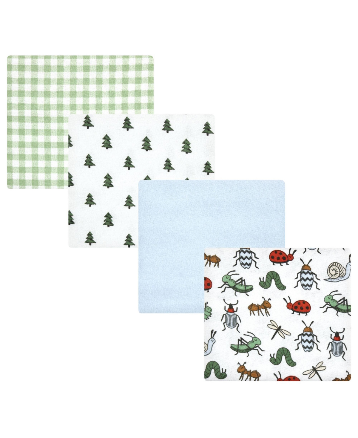 Click here for Hudson Baby Boys Soft 4 Piece Cotton-Poly Flannel... prices