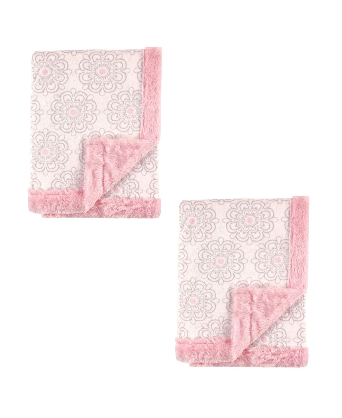 Click here for Hudson Baby Cozy Faux Fur Trimmed Blanket with Rev... prices