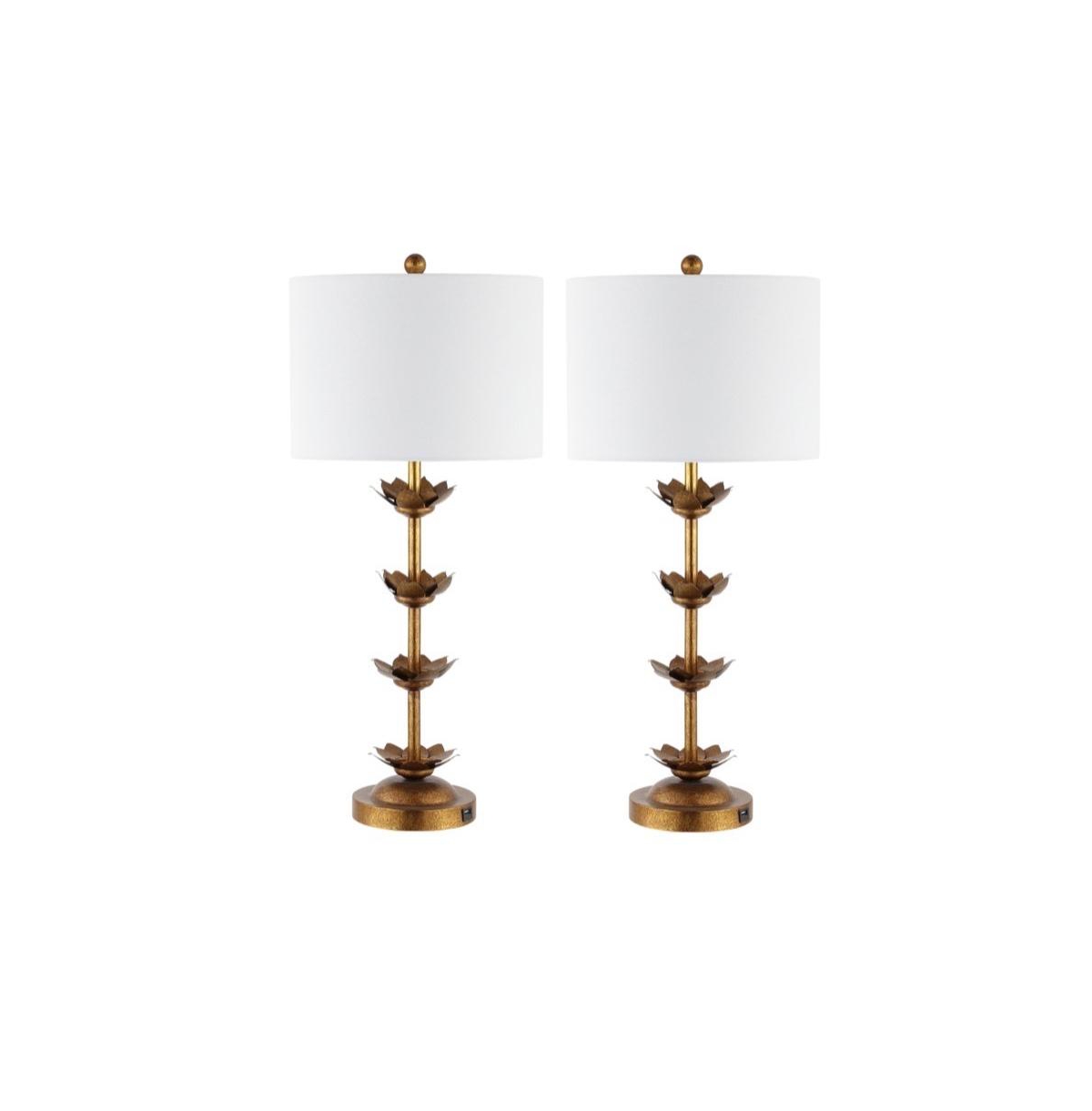Click here for Safavieh Lani Table Lamp Set Of 2 W/ Usb Port - An... prices