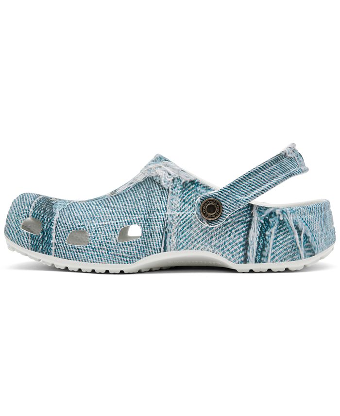 Crocs Women's Classic Denim Clog Sandals from Finish Line - Macy's