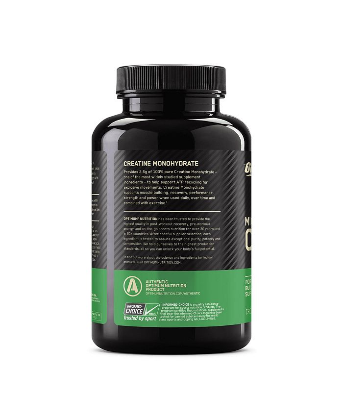 Optimum Nutrition Optimum Nutrition, Micronized Creatine Monohydrate ...