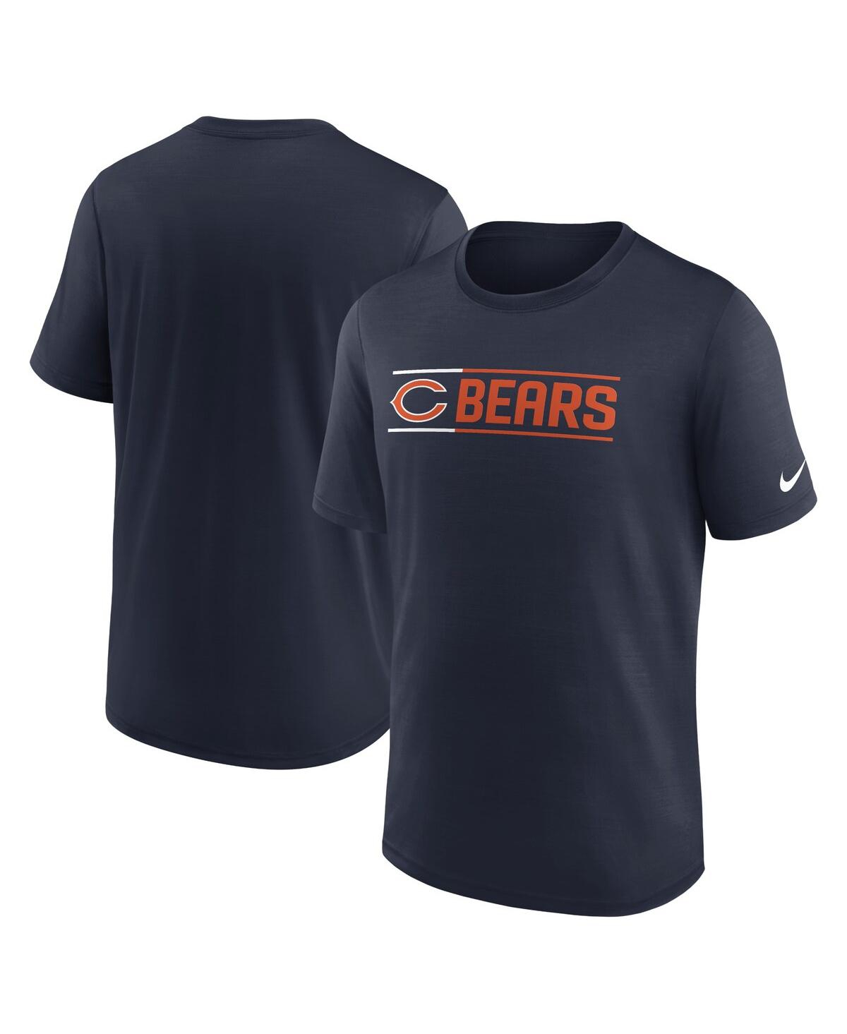 Click here for Nike Mens Navy Chicago Bears Exceed Performance T-... prices
