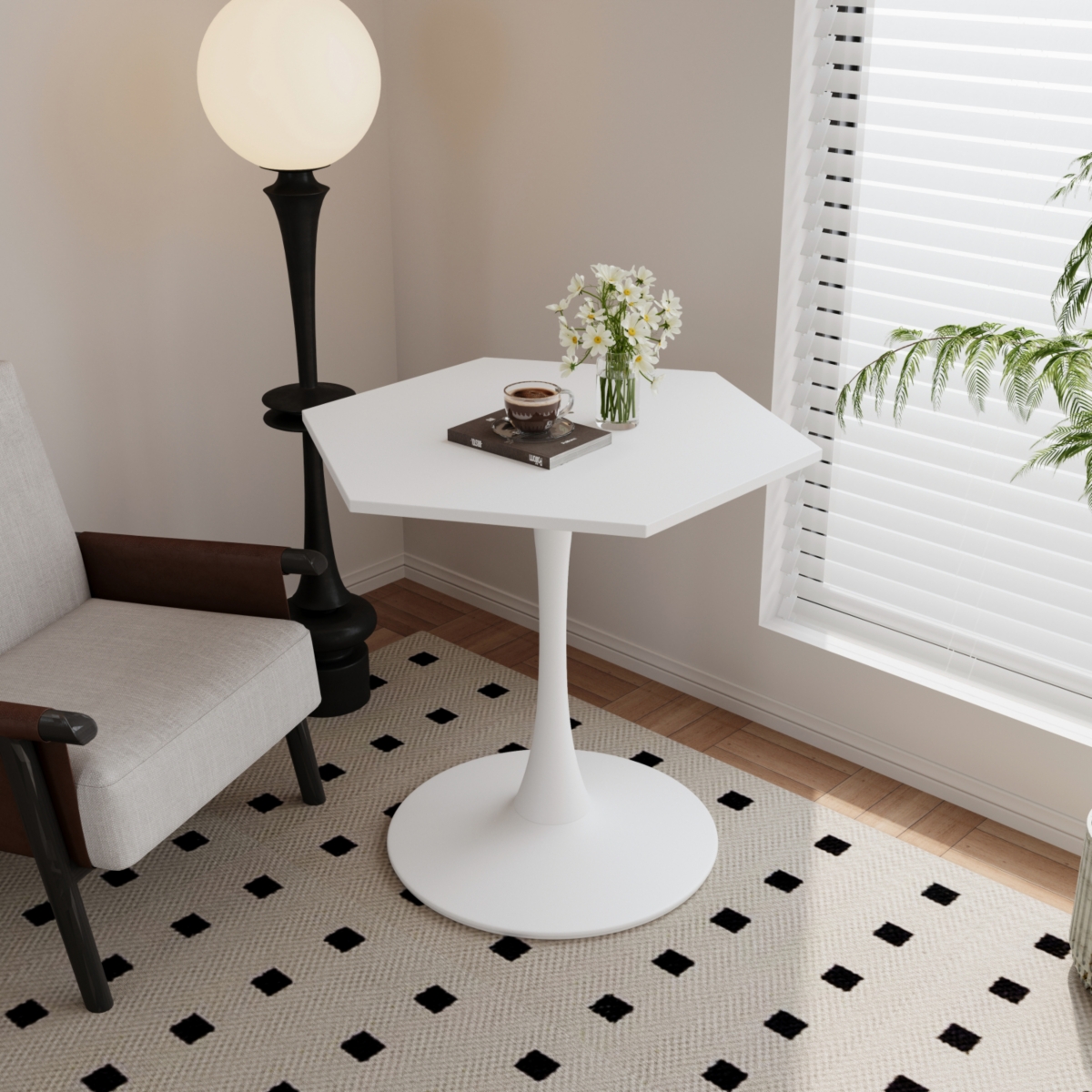 Click here for Streamdale Modern Hexagonal Coffee Table with Mdf... prices