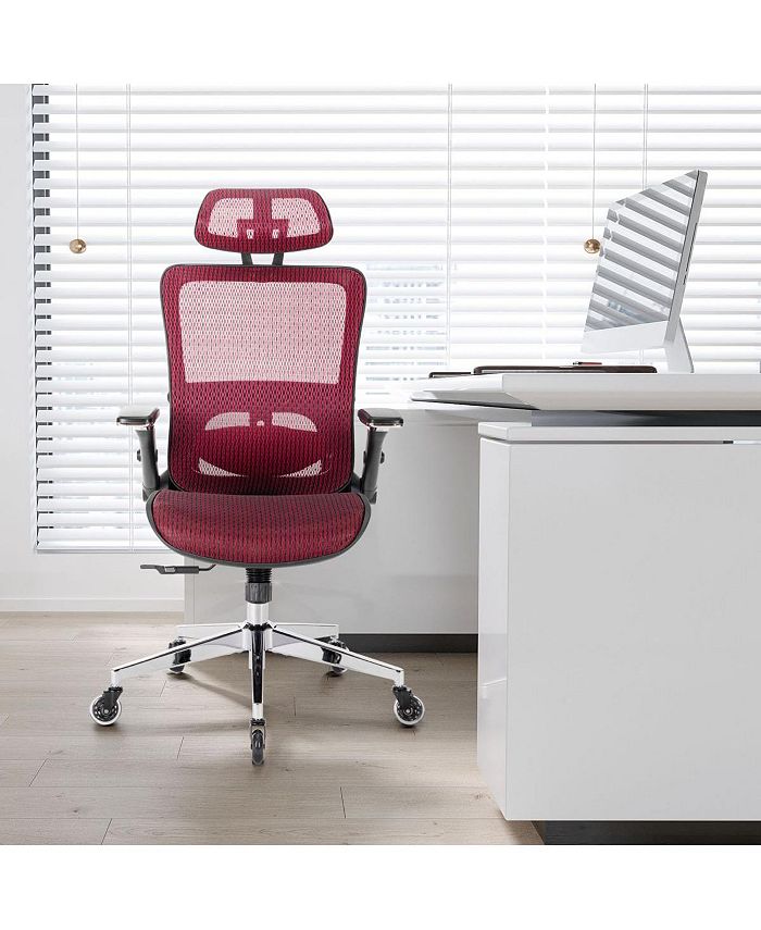 Simplie Fun Ergonomic High Back Office Chair with Adjustable Features ...