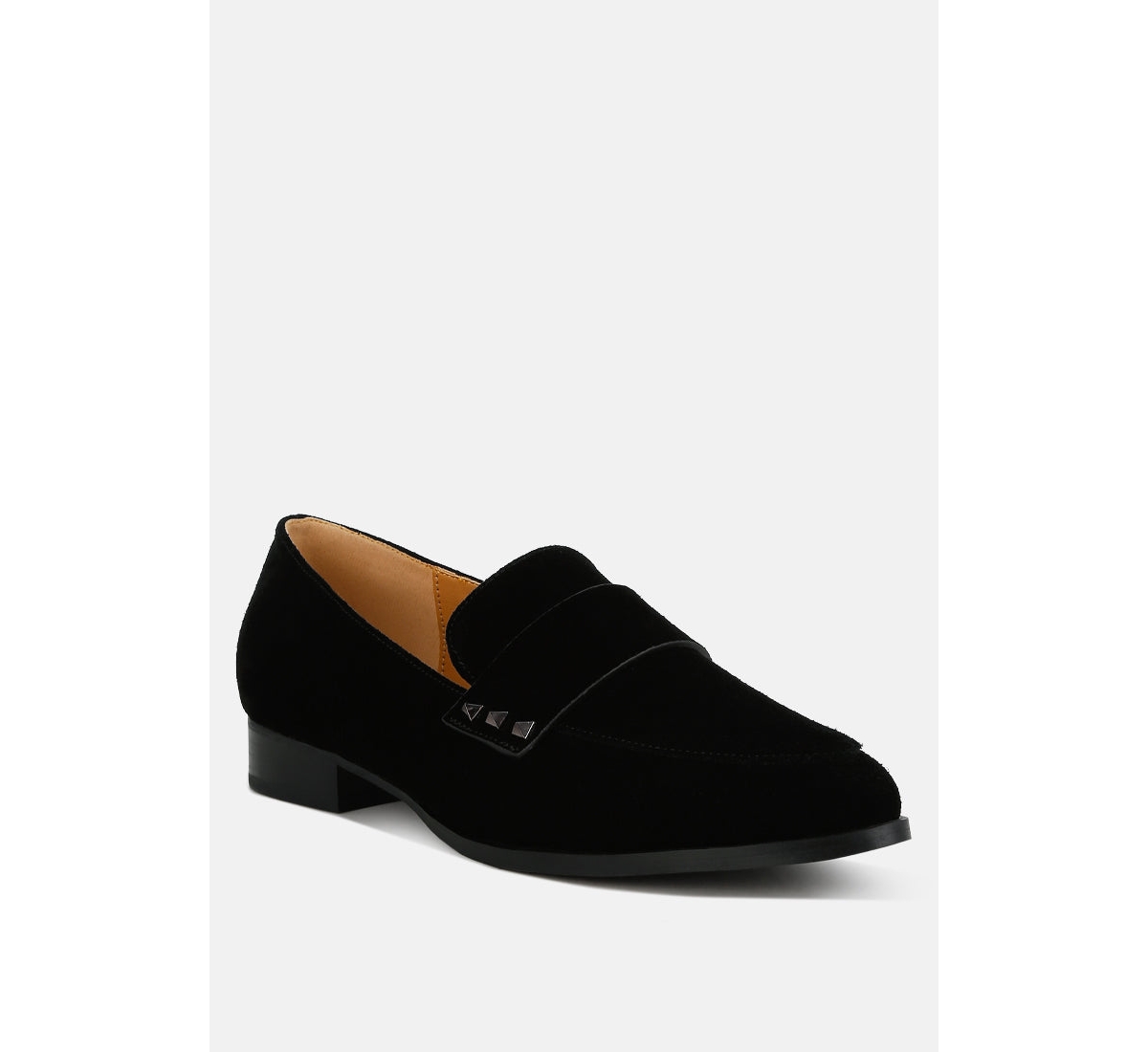 Click here for Studded Suede Loafers Women - Black prices