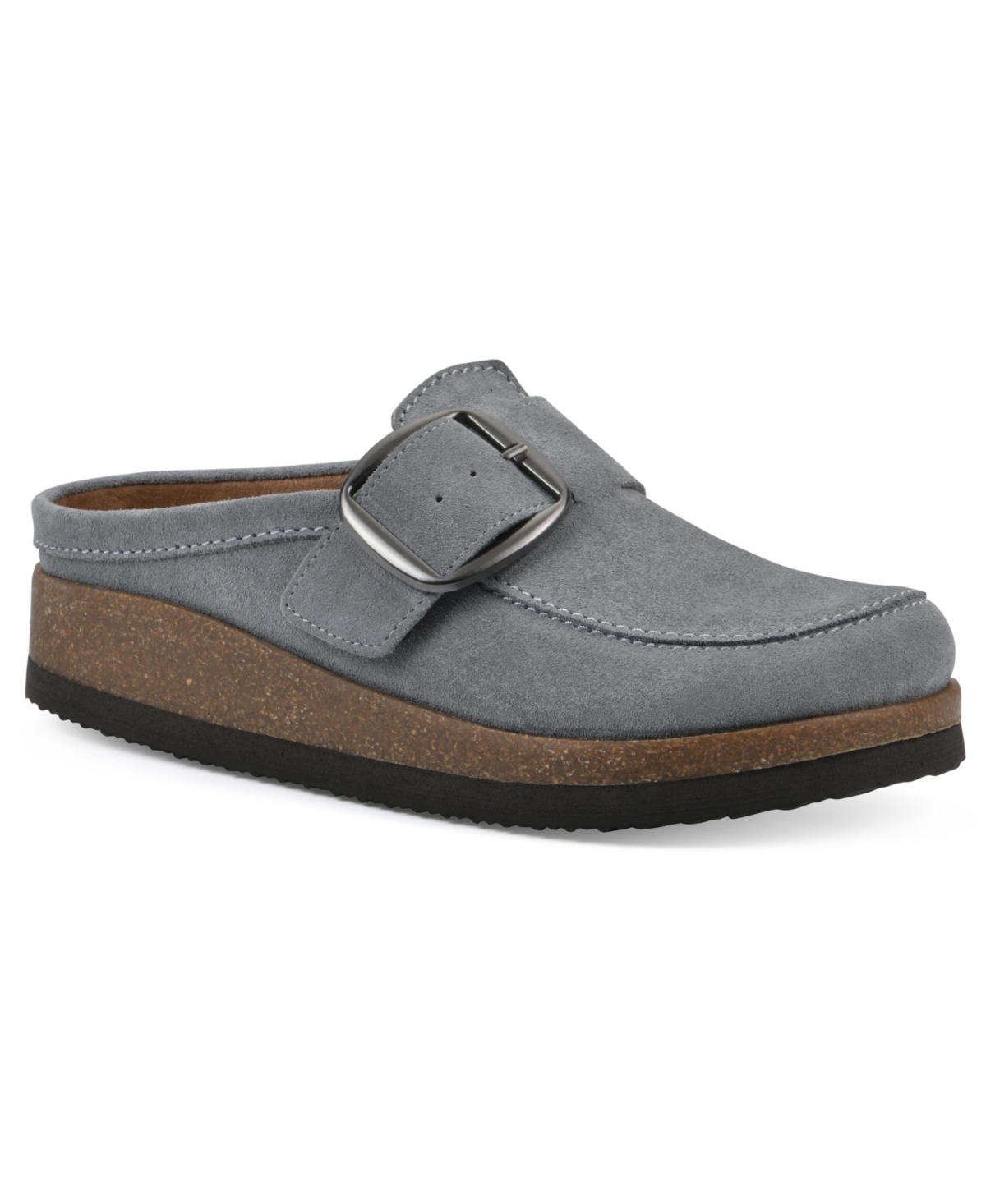 Click here for White Mountain Womens Bueno Slip On Clogs - Blue R... prices