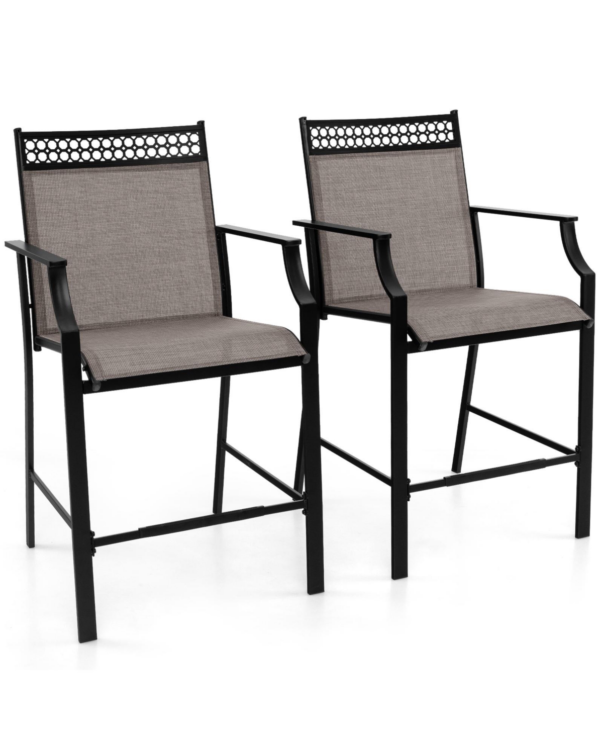 Click here for Slickblue Outdoor Counter Stools Set of 2 Heavy-Du... prices
