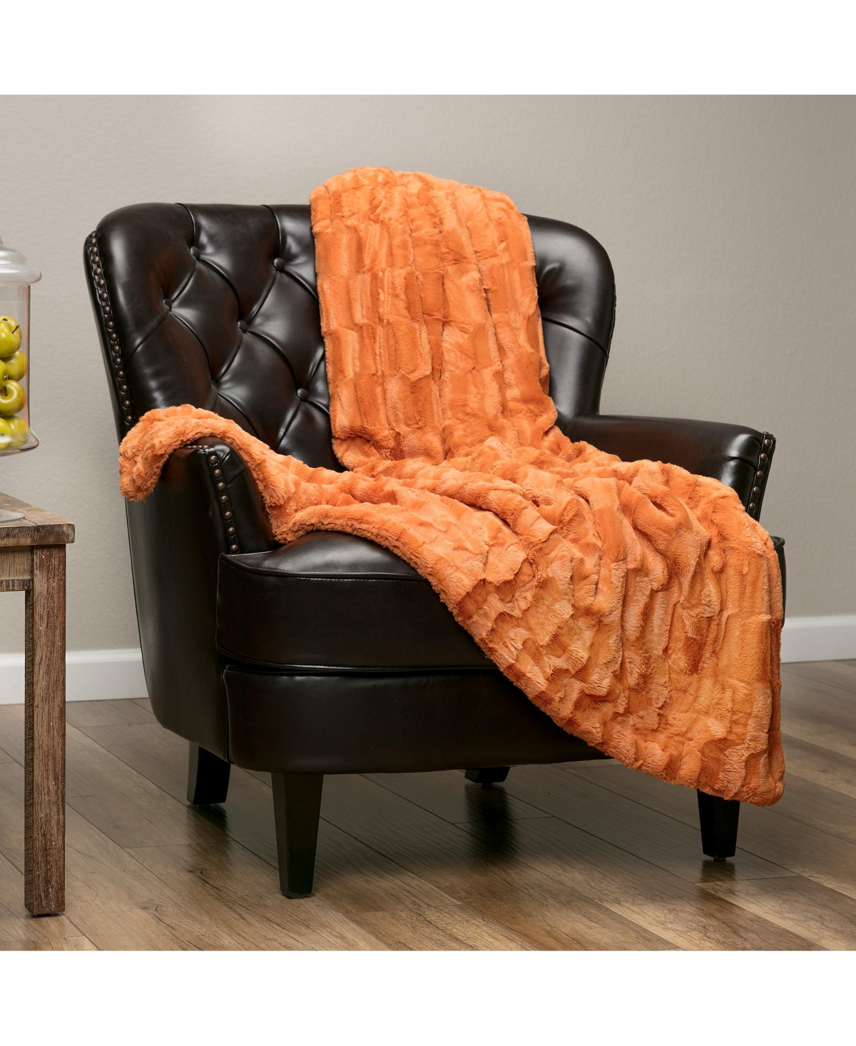 Click here for Chanasya Premium Fuzzy Faux Fur Rectangular Emboss... prices