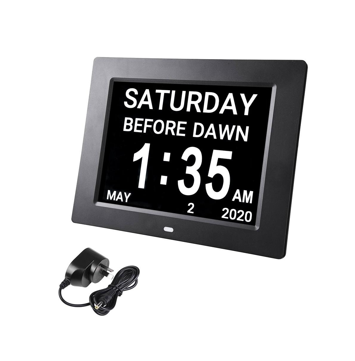 Click here for 8" Large Digital Lcd Day Clock 6-Alarm Dimmab... prices