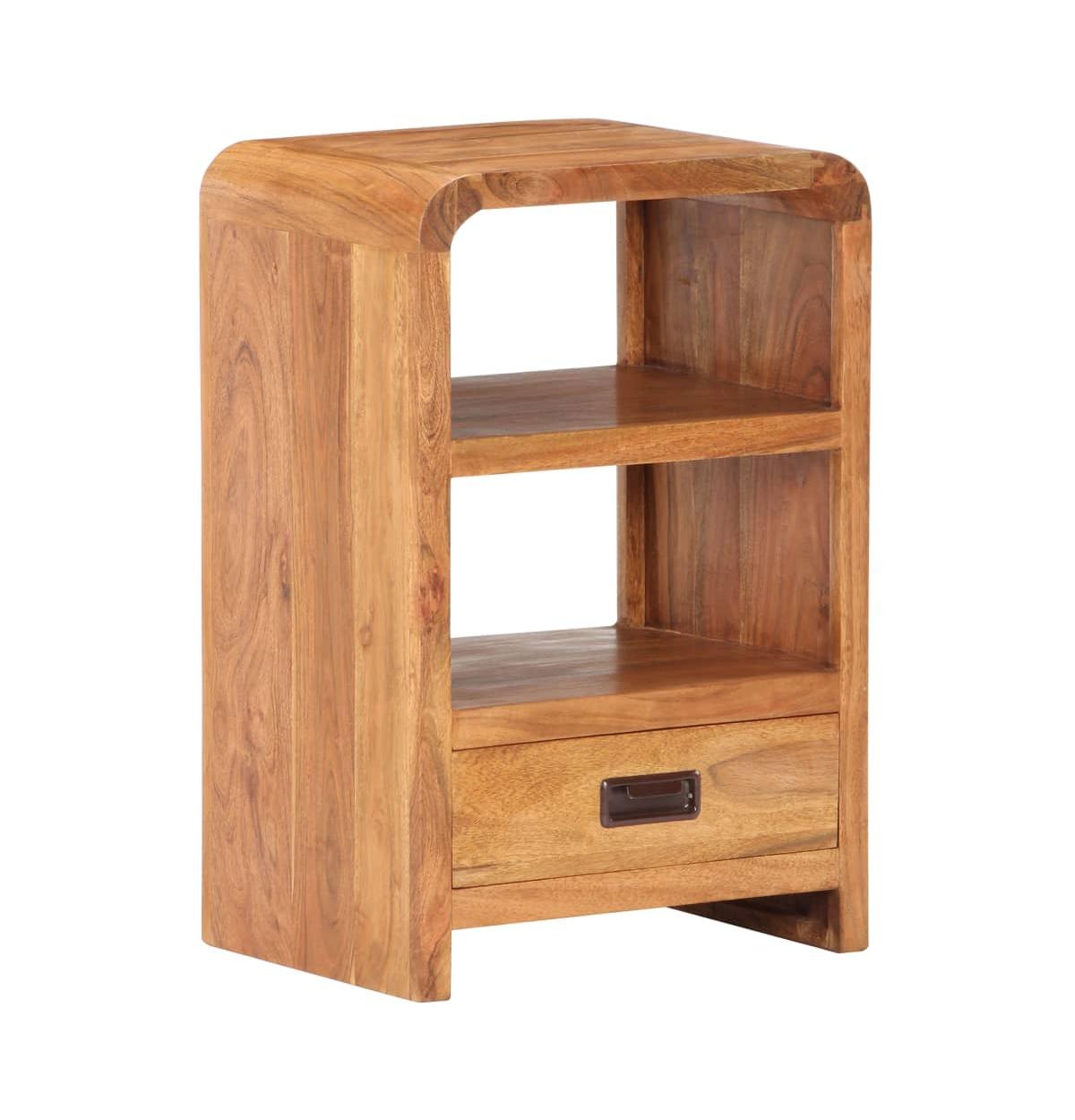 Click here for vidaXL Bedside Table 15.7x11.8x23.6 Solid Acacia W... prices