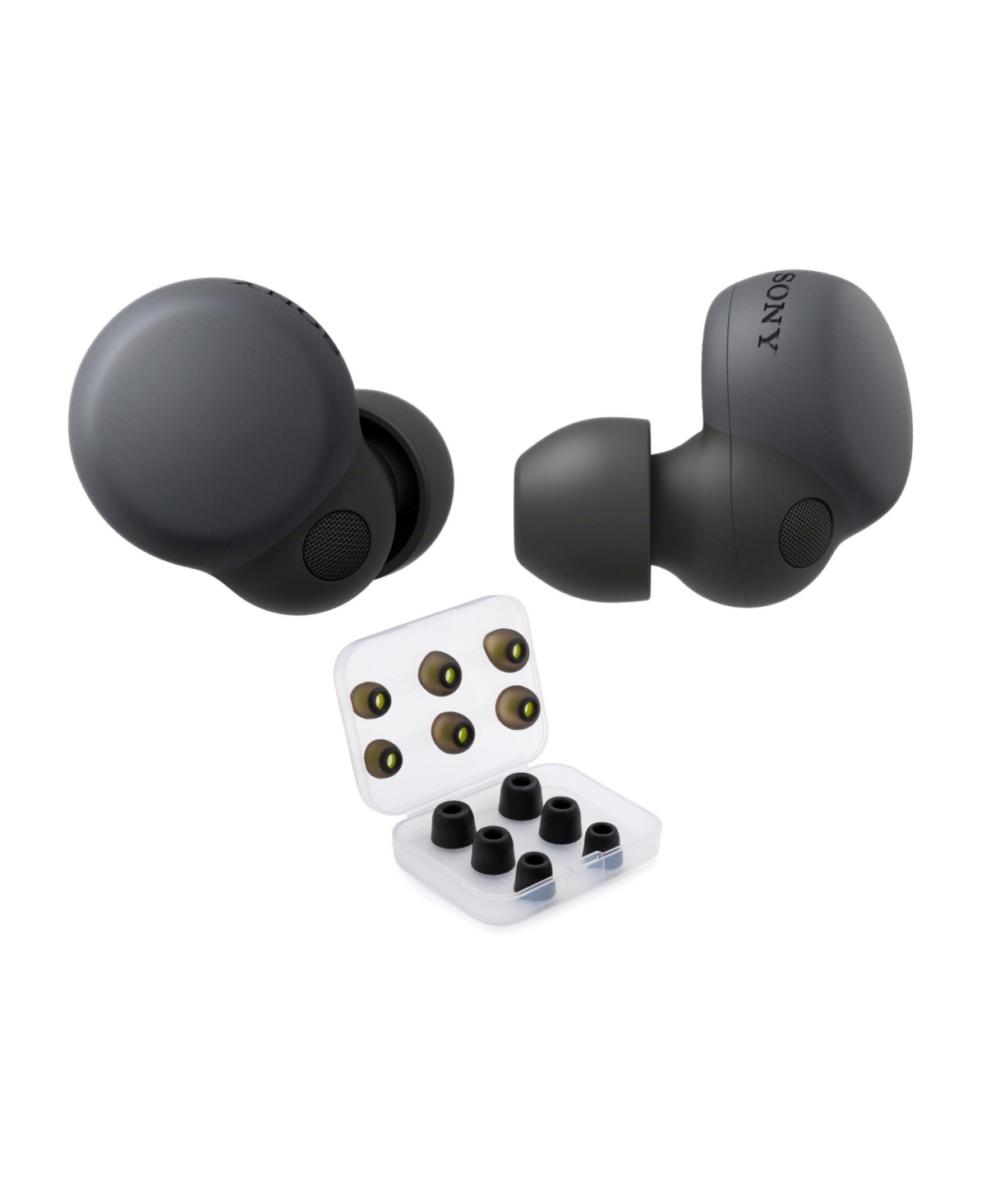 Sony LinkBuds S Truly Wireless Noise Canceling Earbud Headphones with Ear Tips - Black
