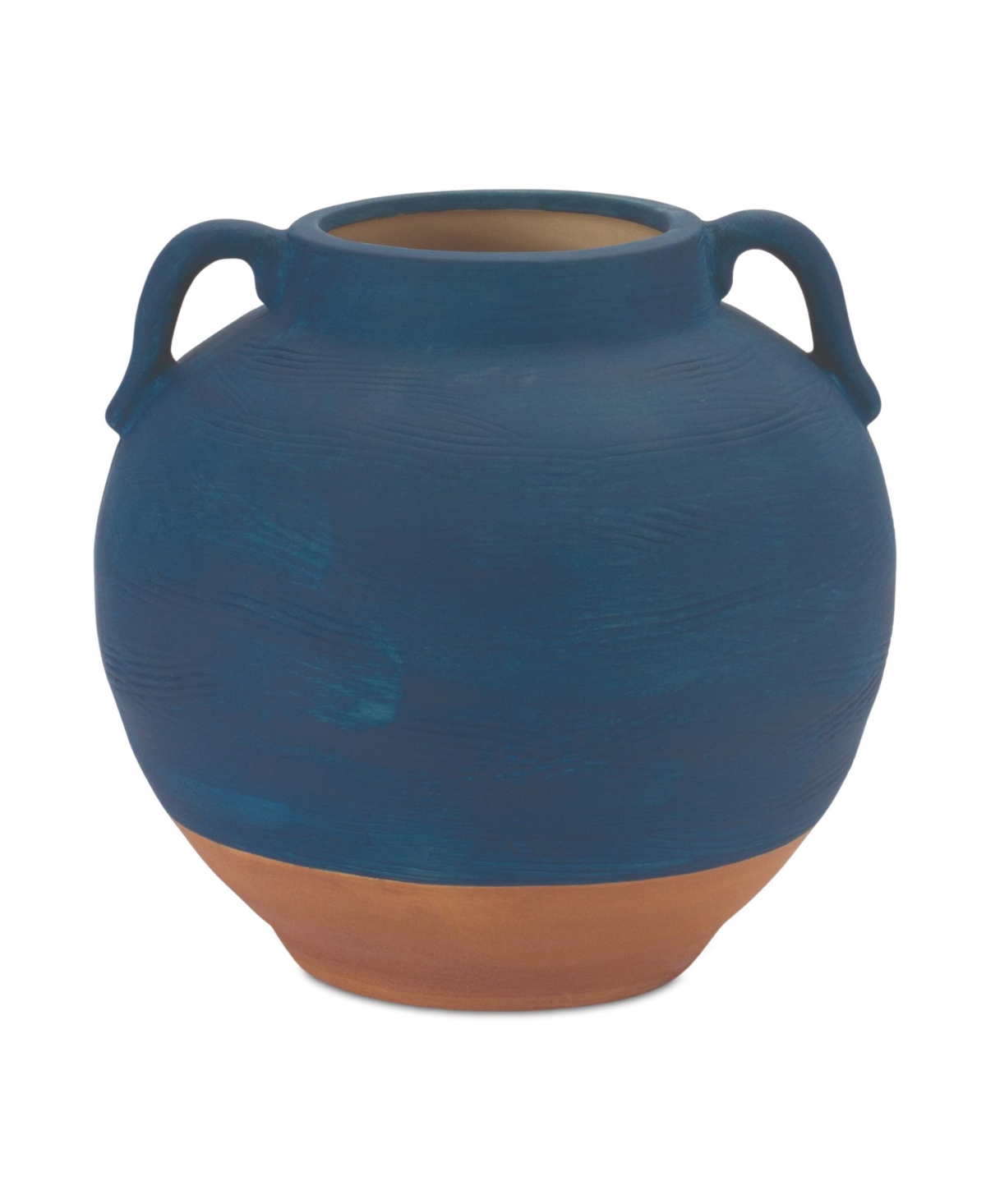 Click here for Slickblue Ceramic Urn Vase With Terra Cotta Accent... prices