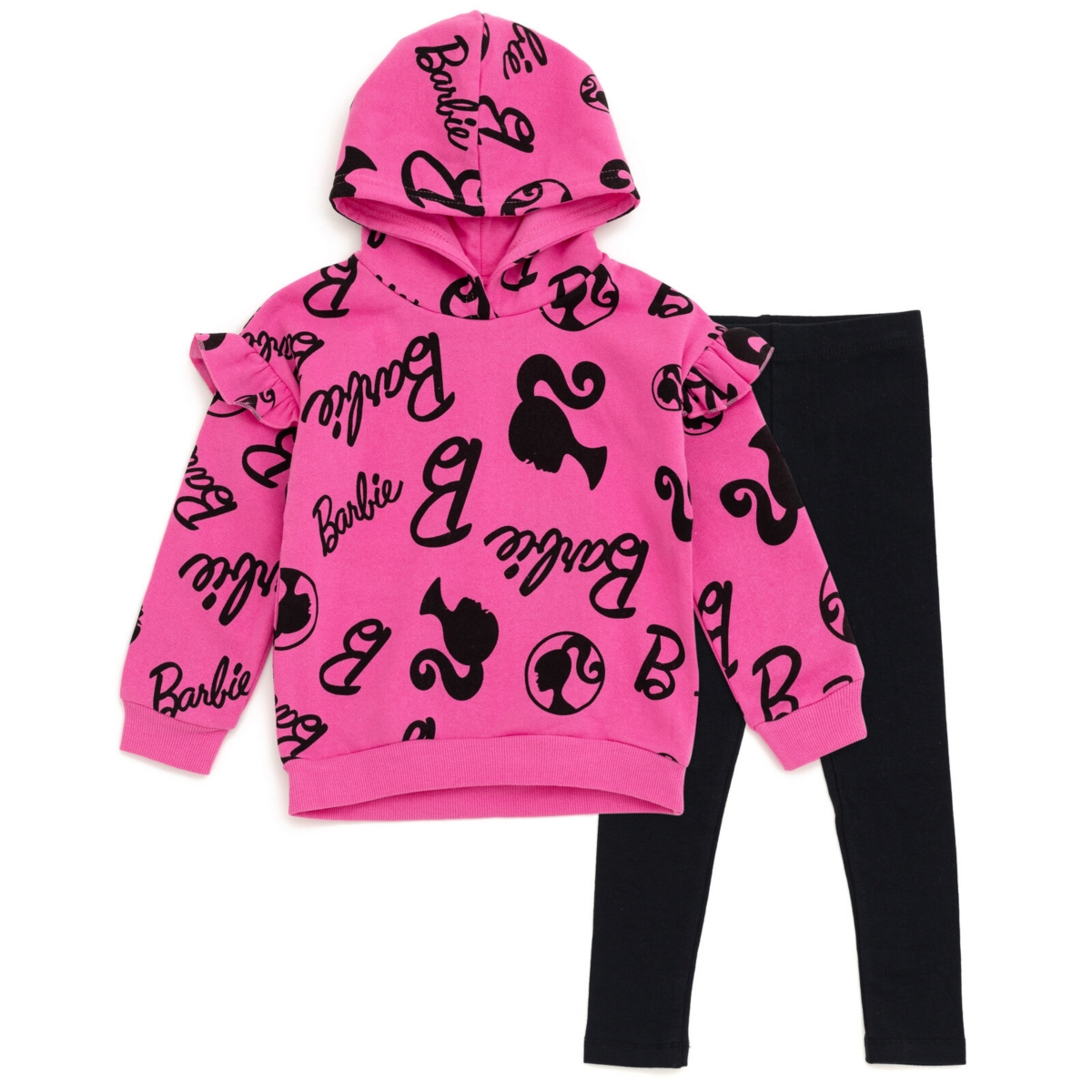 Click here for Barbie Toddler Girls Fleece Hoodie and Leggings Ou... prices