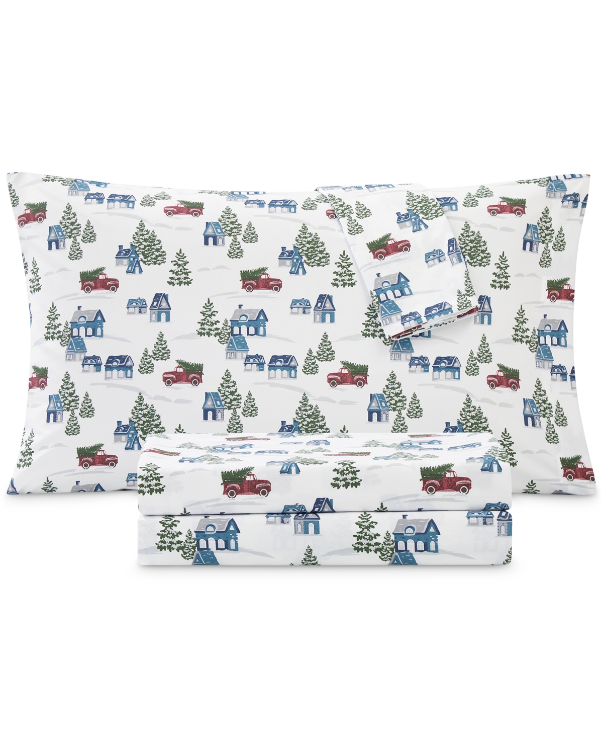 Click here for Sanders Holiday Printed Microfiber 3-Pc. Sheet Set... prices