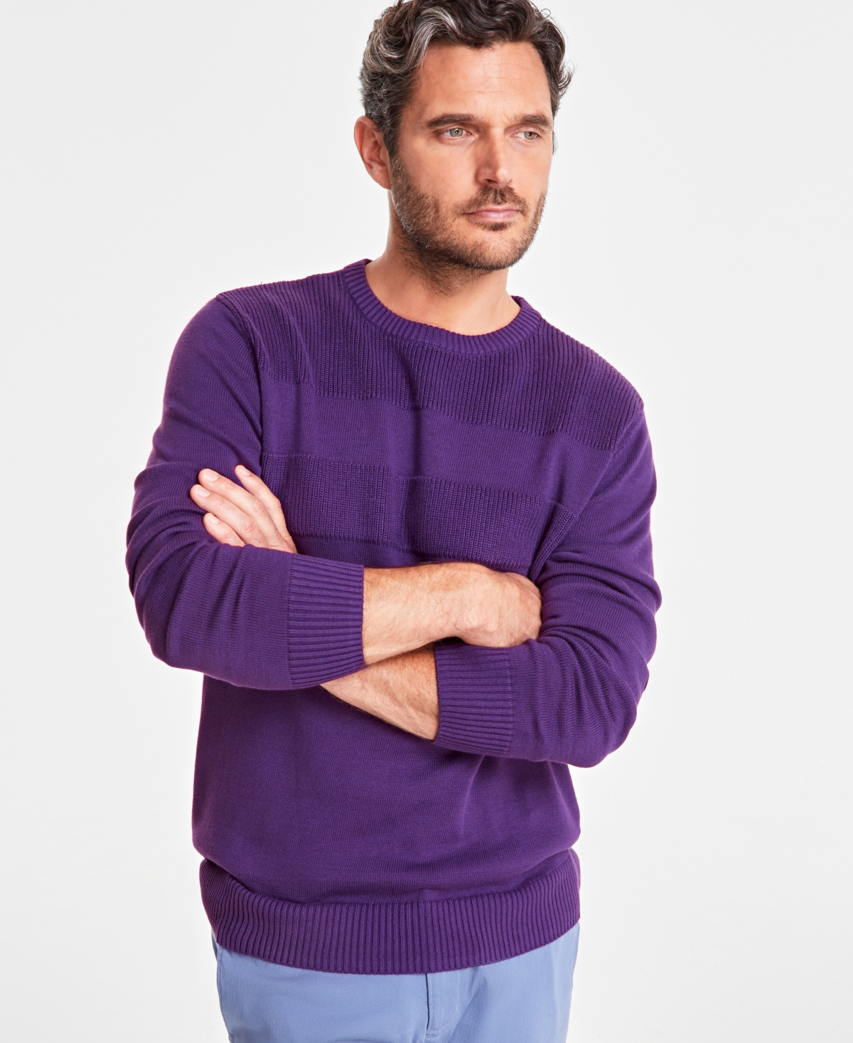 Click here for Club Room Mens Textured Cotton Sweater  Created fo... prices