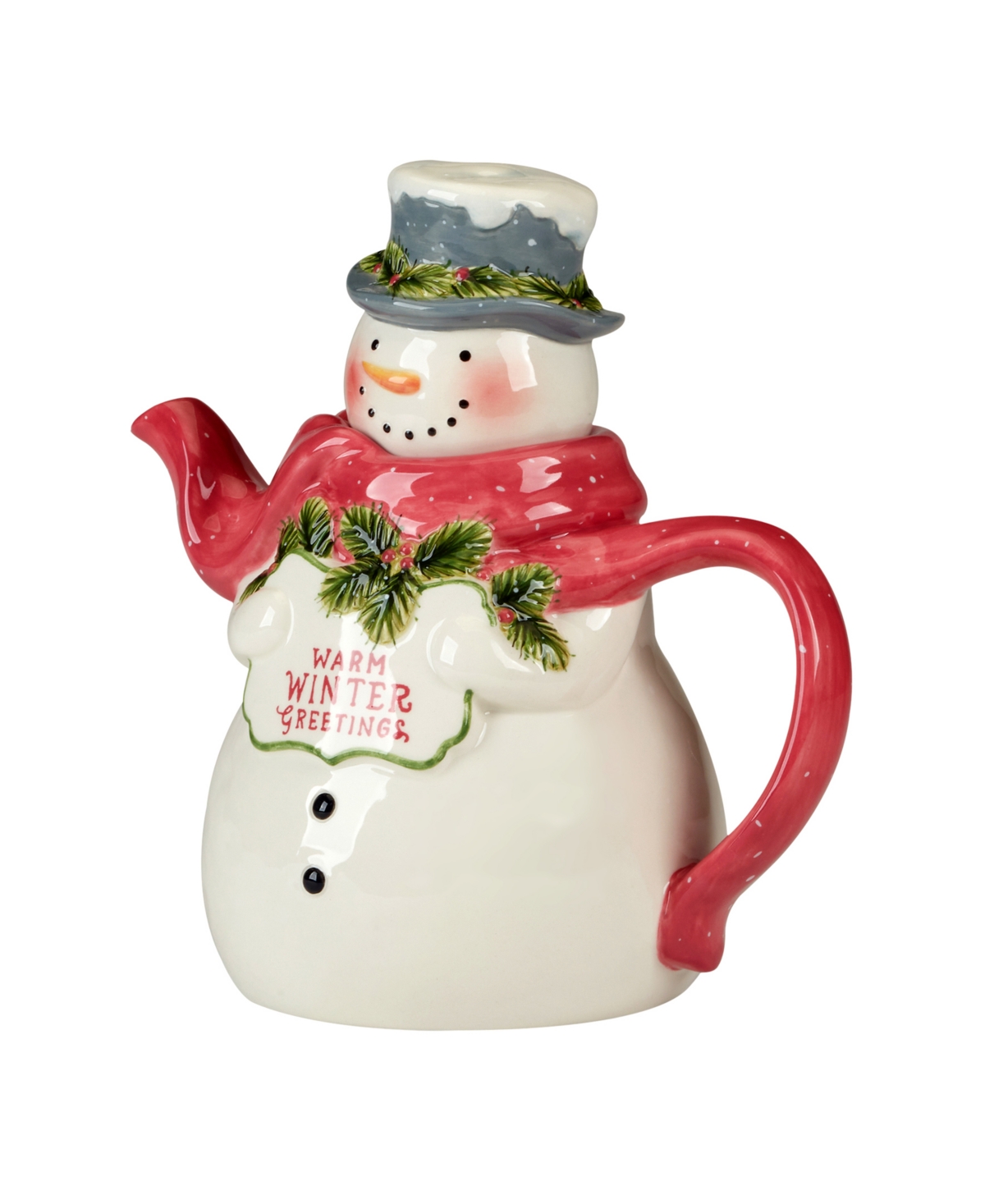 Click here for Certified International Snowman Greetings 3D Santa... prices