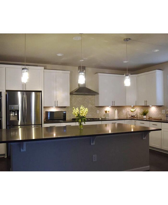 MOOSE Modern Crystal Pendant Light Mini Glass Cylinder Fixture - Macy's