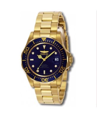 Invicta Men's 8930 Pro Diver Automatic 3 Hand Blue Dial Watch - Macy's