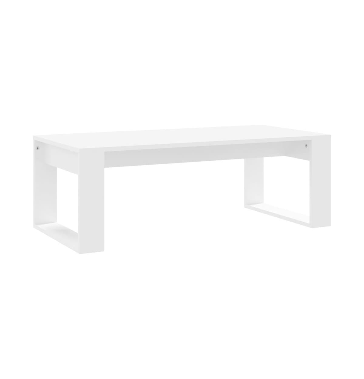 Click here for Coffee Table White 40.2x19.7x13.8 Engineered Wood... prices