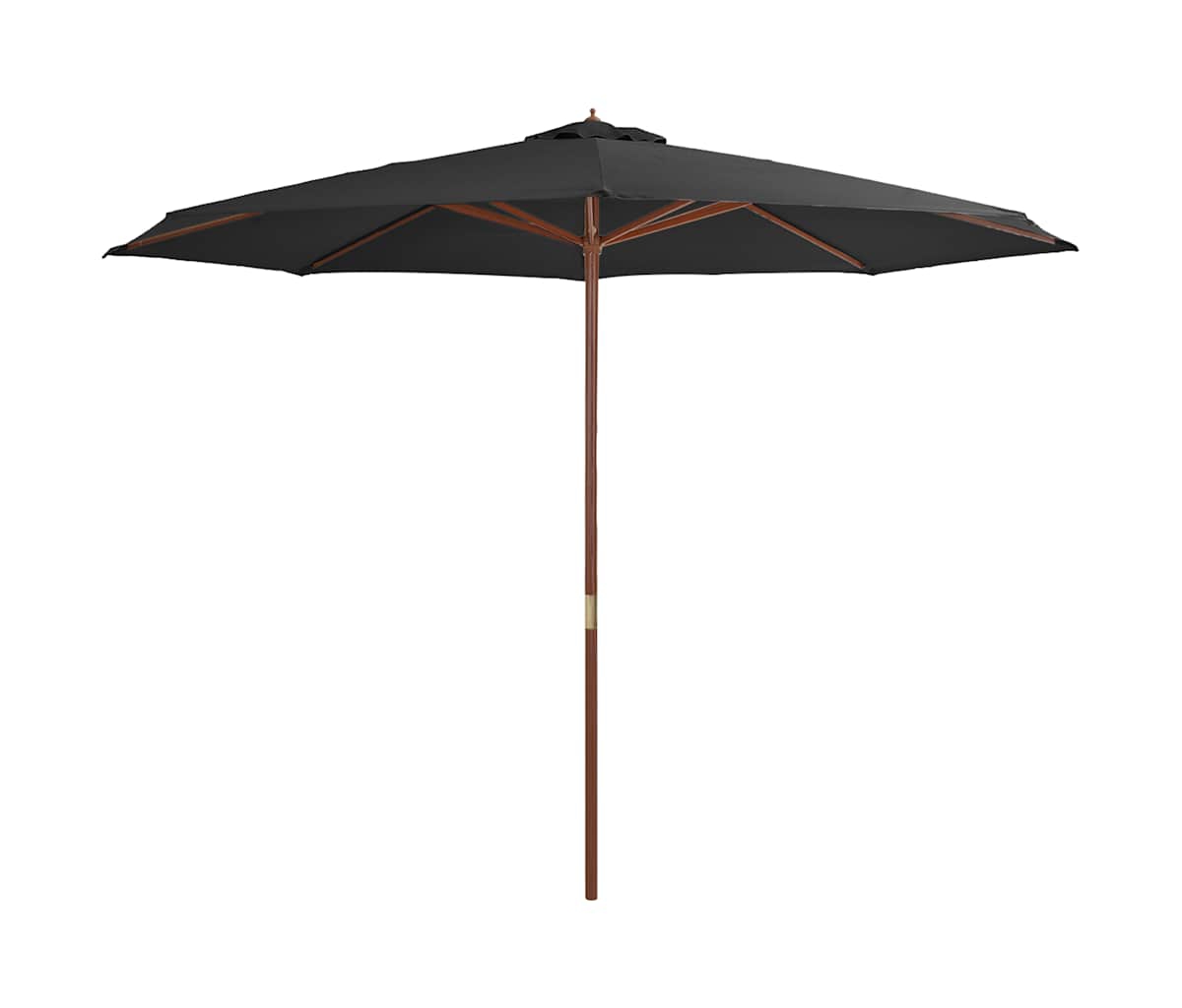 Click here for Garden Parasol with Wooden Pole 137.8 Anthracite -... prices