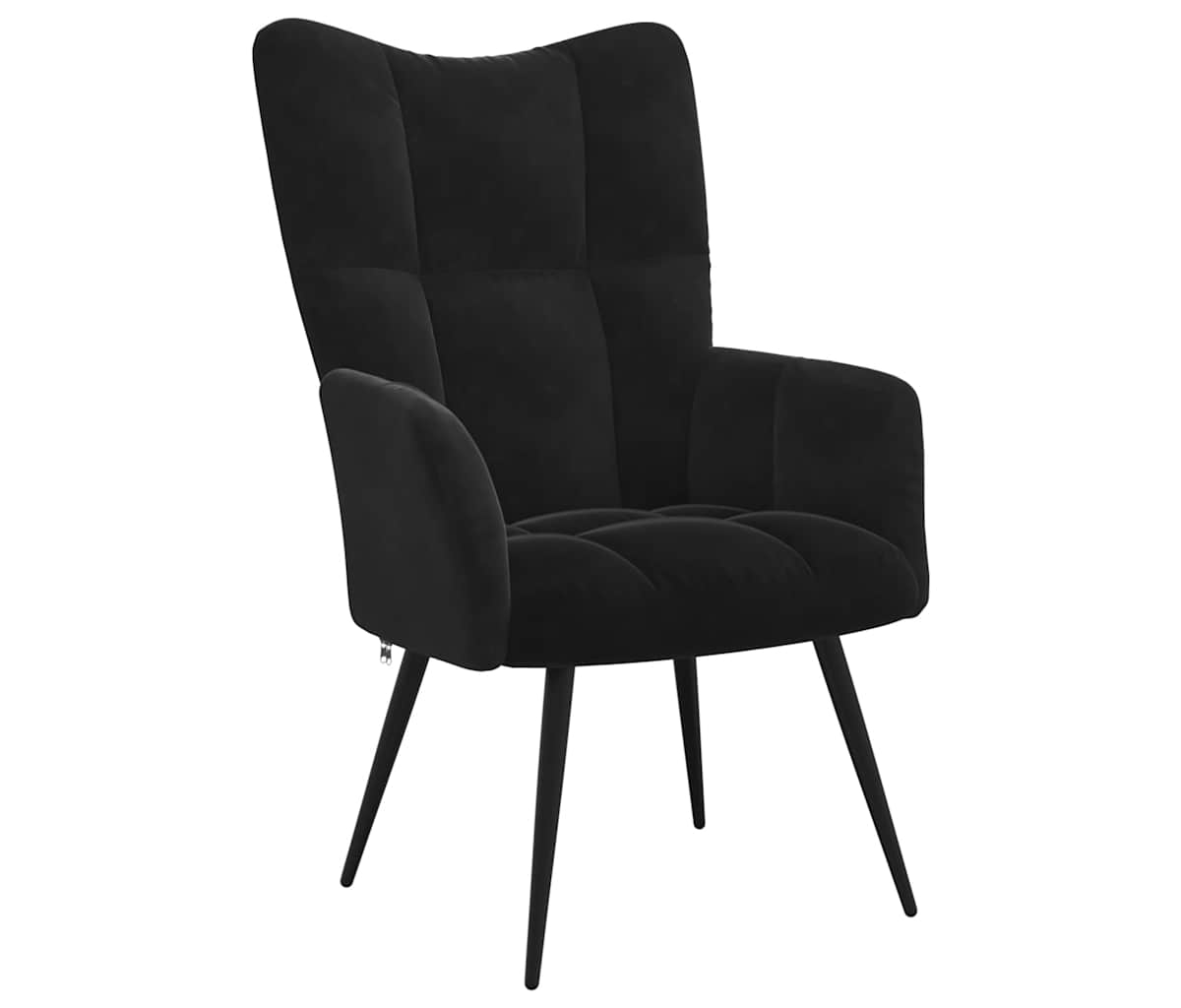 Click here for Relaxing Chair Black Velvet - Black prices