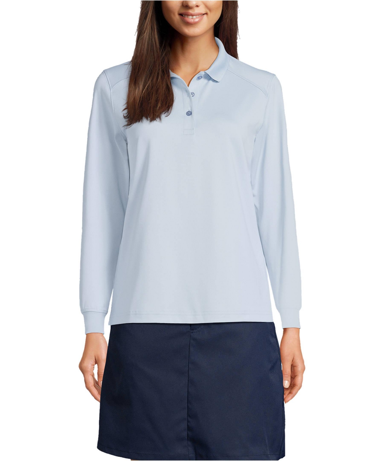Click here for Lands End School Uniform Womens Long Sleeve Rapid... prices
