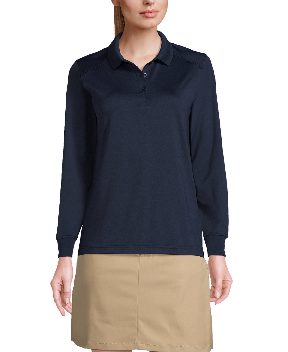 Click here for Lands End School Uniform Womens Long Sleeve Rapid... prices