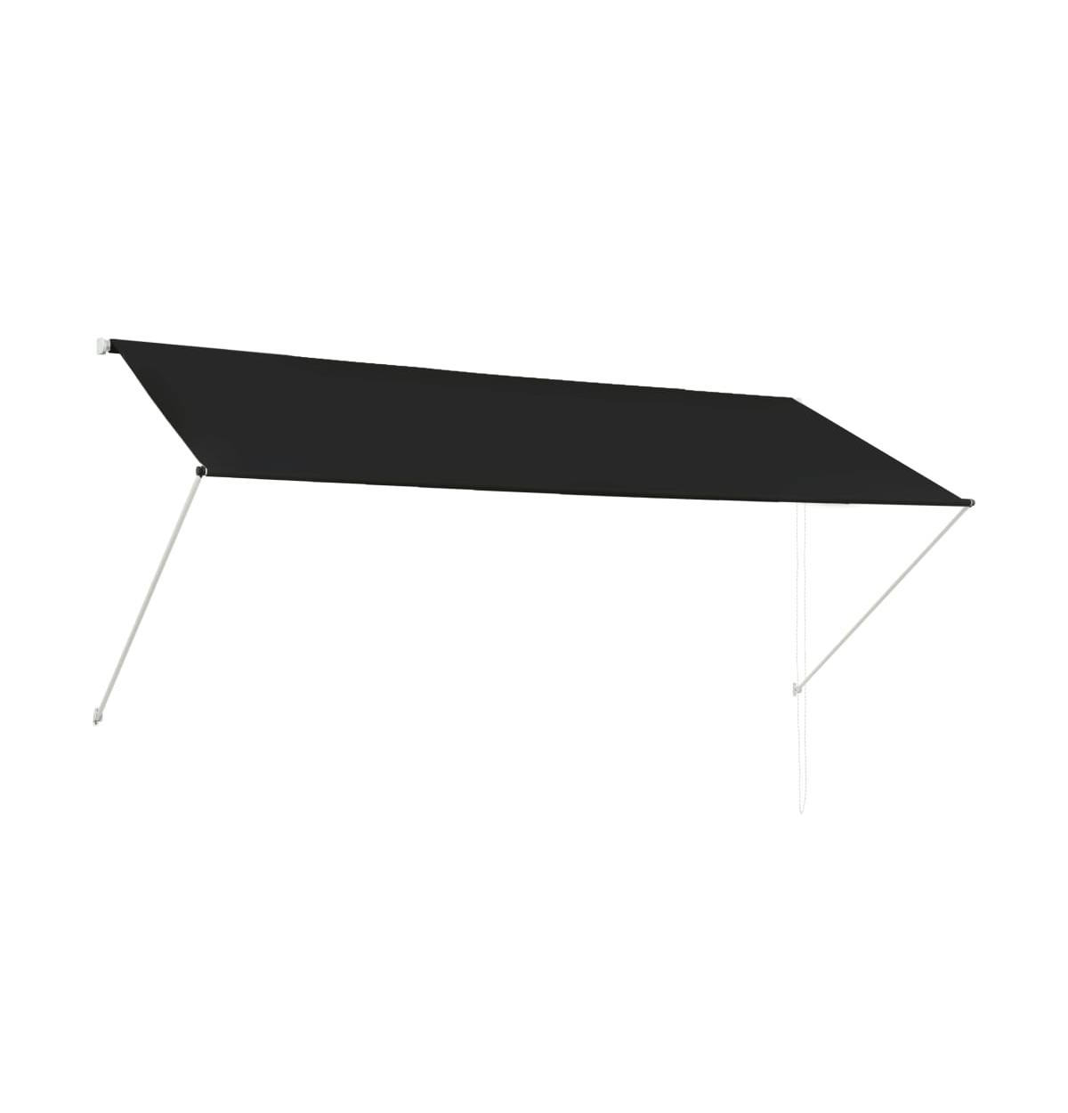 Click here for Retractable Awning 118.1x59.1 Anthracite - Anthrac... prices