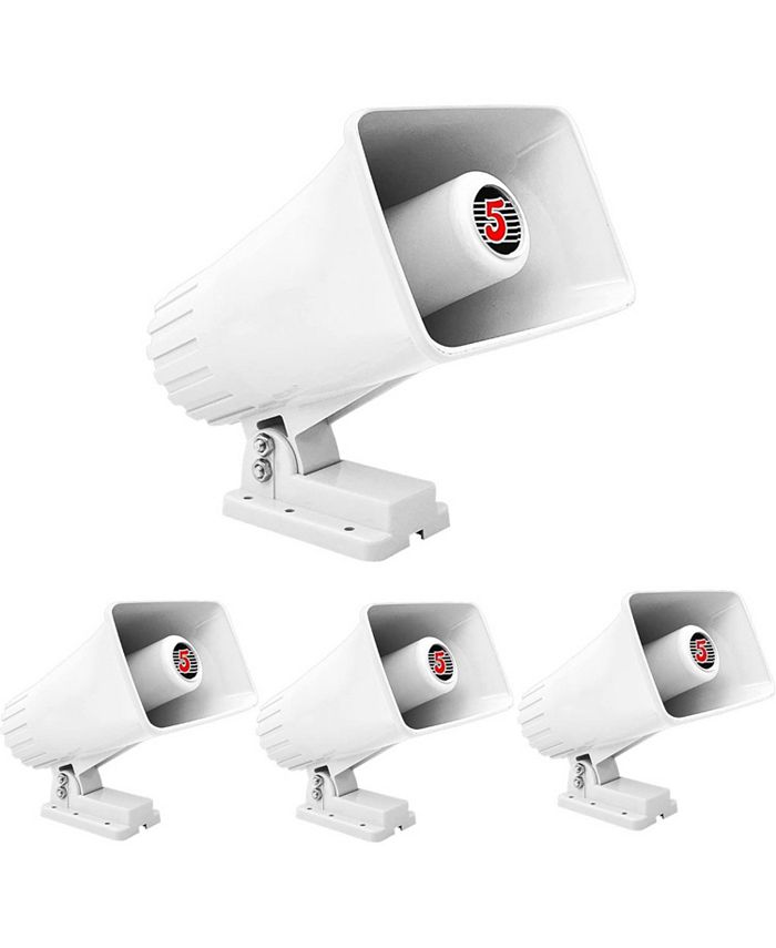 5 Core Indoor Outdoor PA Horn Speaker 6 x 4 Inch Loud PA System 8 Ohm ...