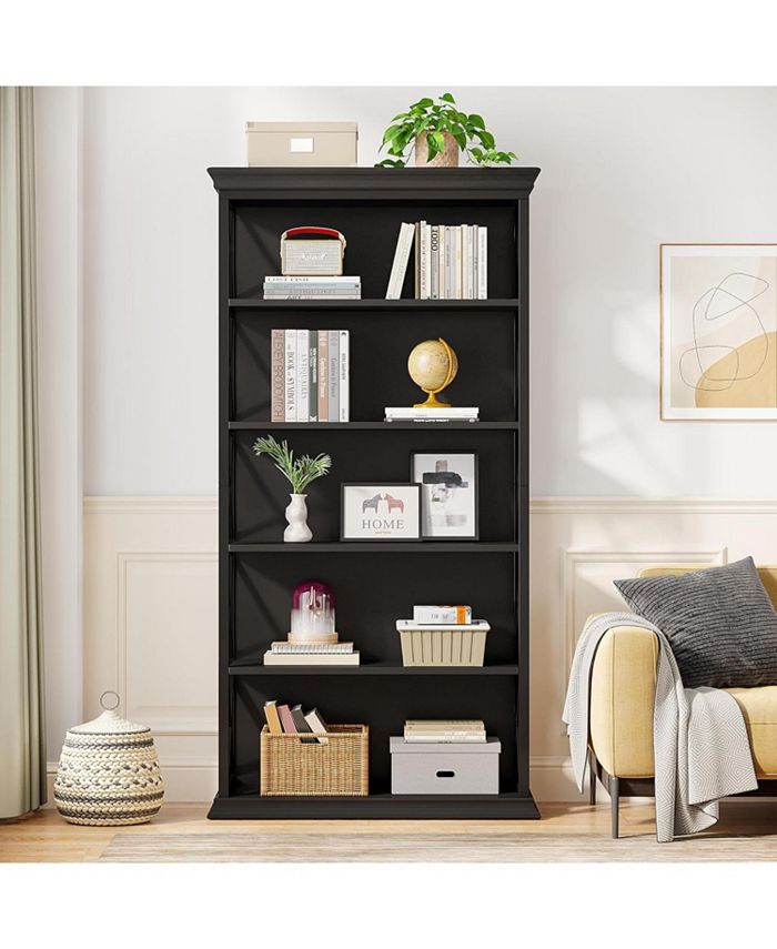 Tribesigns 6-Tier Bookcase, 71 Inches Industrial Bookshelves and ...