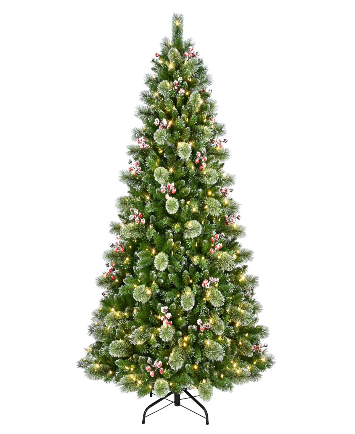 Click here for Puleo Pre-Lit Pine Artificial Tree 7.5 ft - Green prices