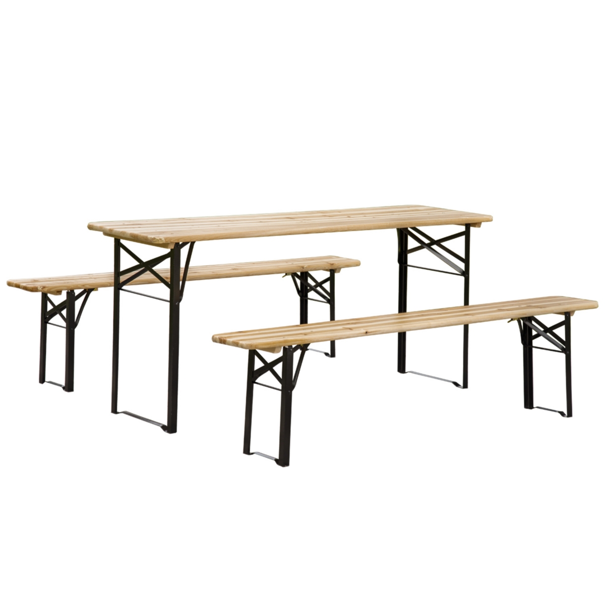 Click here for Portable Picnic Table and Bench Set for Outdoor Ac... prices