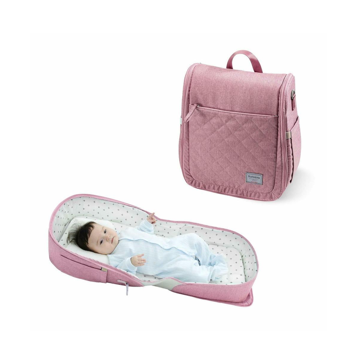 Click here for Sunveno Portable Folding Baby Changing Bag - Pink prices