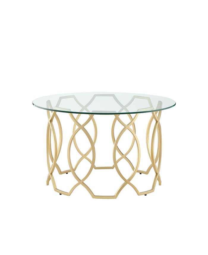Nicole Miller Catalina Round Coffee Table - Macy's