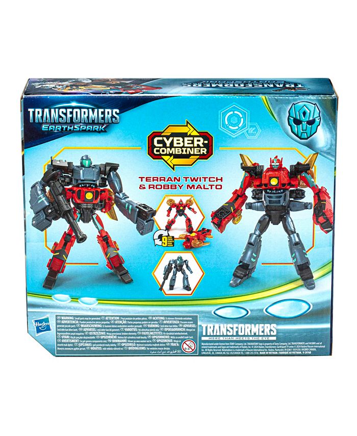 Transformers EarthSpark Cyber-Combiner Terran Twitch and Robby Malto ...